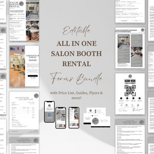 Salon Booth Rental Lease Agreement, Salon Booth Rental Contract, Salon ...