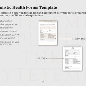 Holistic Health Coach Client Intake Form, In-depth New Client ...
