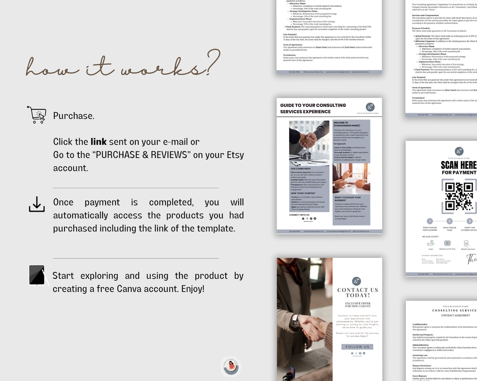 Consulting Contract, Consultation Form, Consulting Templates ...