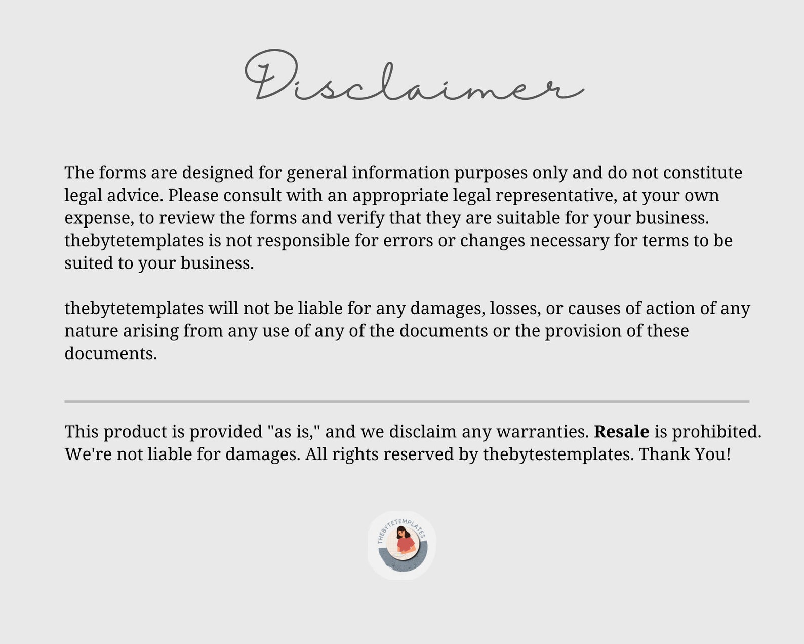 Professional Organizer Contract, Professional Organizer Forms ...