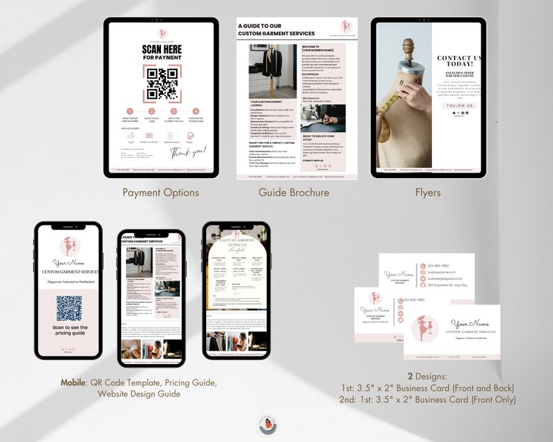 Custom Garment Contract, Tailor Made Clothing Agreement, Tailored Forms ...