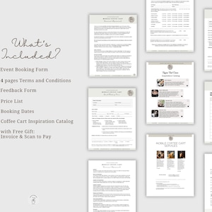 Coffee Cart Bar Contract, Event Vendor Contract, Mobile Bar Rental ...