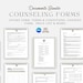 Counseling Intake Form, Counseling Forms Bundle, Mental Health ...