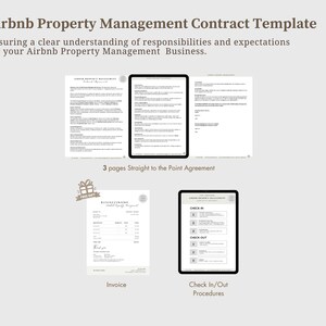 Airbnb Property Management Contract, Editable VRBO Short-term Rental ...