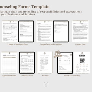 Counseling Intake Form, Counseling Forms Bundle, Mental Health ...