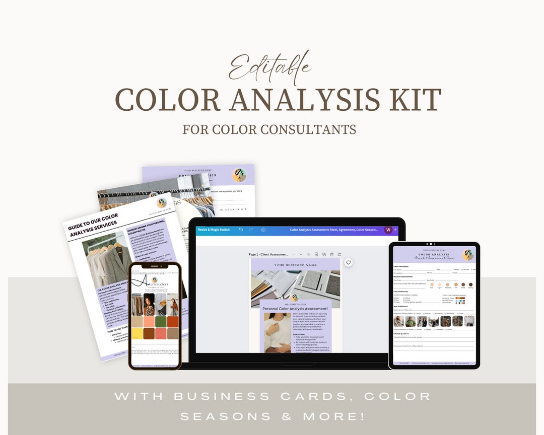 Color Analysis, Color Analysis Kit, Color Analysis Find Your Season ...