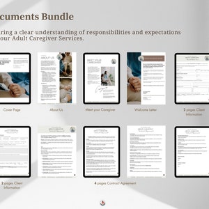 Adult Caregiver Contract, Caregiver Employment Contract, Caregiving ...
