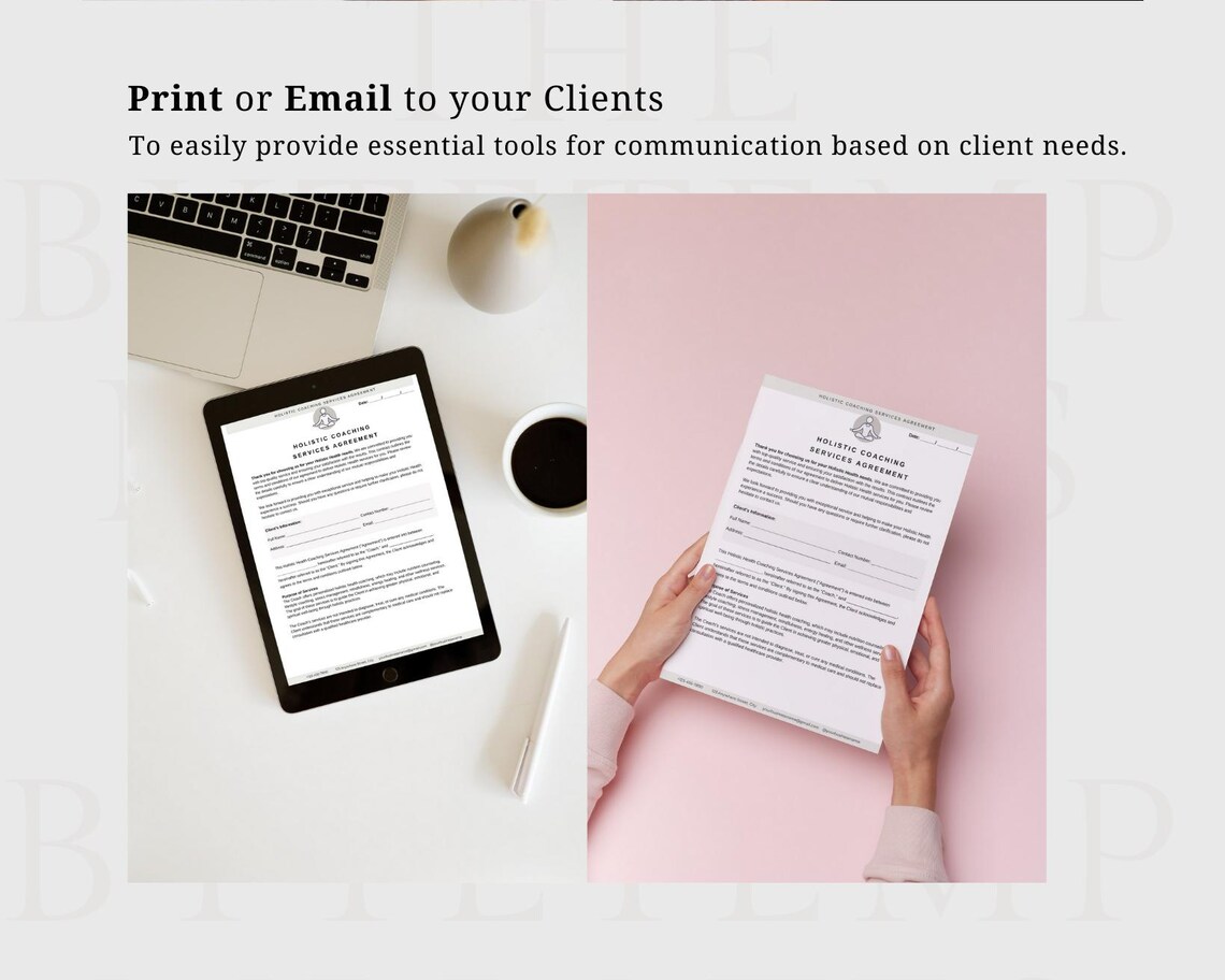 Holistic Health Coach Client Intake Form, In-depth New Client ...