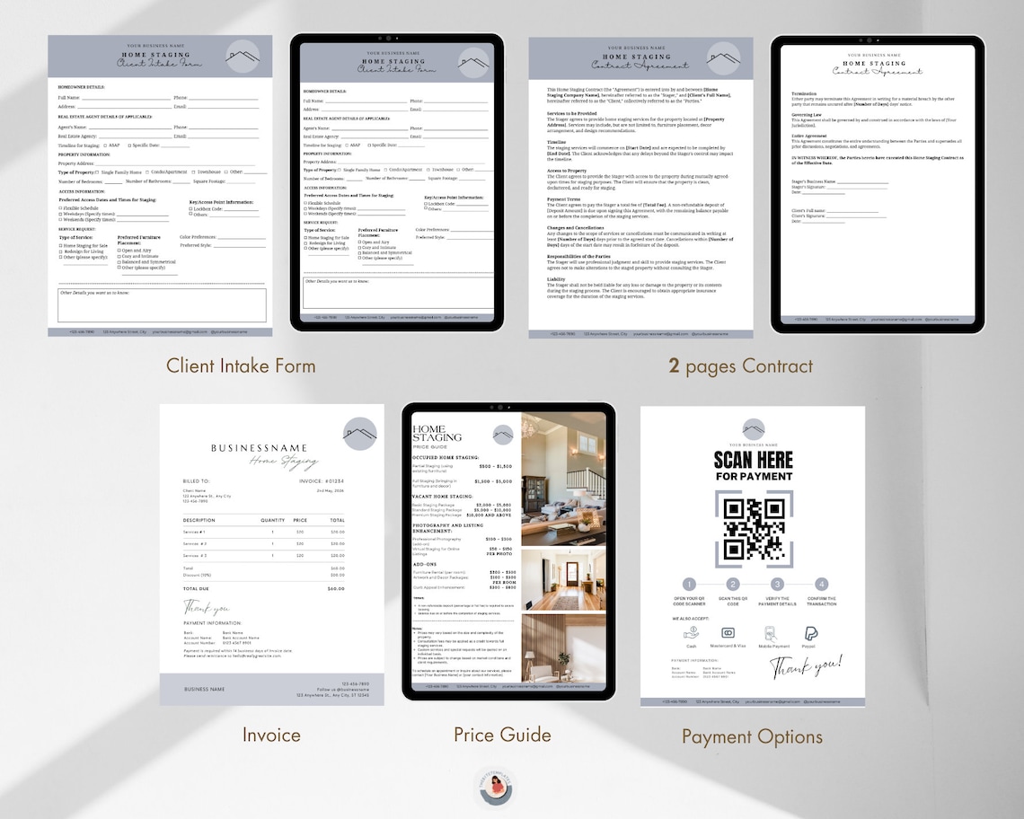Home Staging Templates, Home Staging Agreement, Home Staging Contract ...