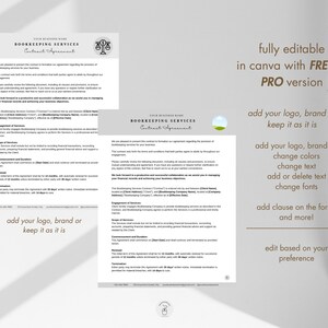 Bookkeeping Contract Template, Bookkeeping Services Agreement Template ...