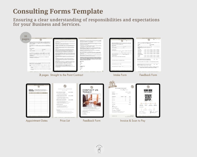 Consulting Contract Business, Consultation Form, Consulting Templates ...