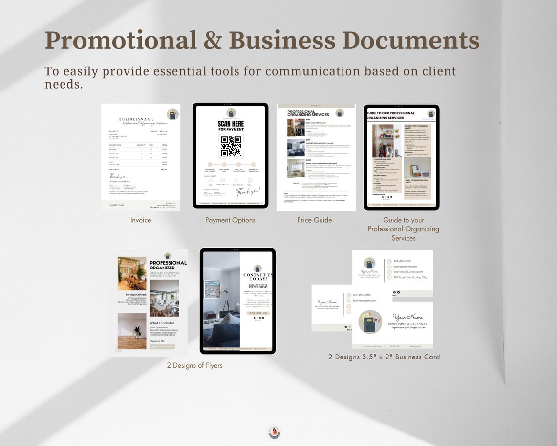 Professional Organizer Contract, Professional Organizer Forms ...