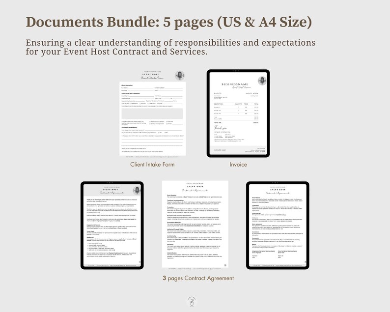 Event Host Contract, Event Speaker Contract Media Kit, Public Speaking ...