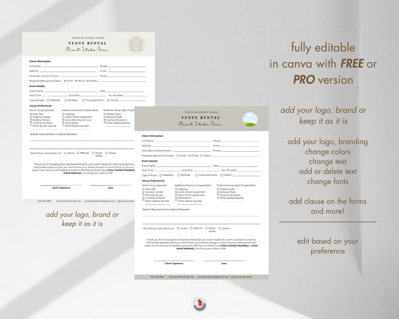 Venue Rental Contract, Venue Rental Agreement, Wedding Venue Contract ...