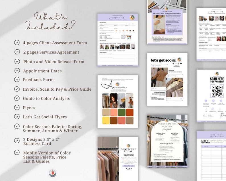 Color Analysis, Color Analysis Kit, Color Analysis Find Your Season ...