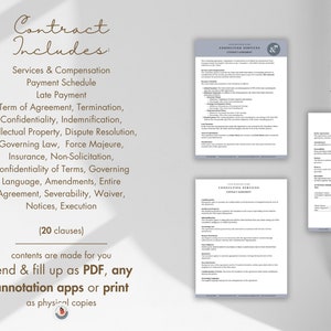 Consulting Contract, Consultation Form, Consulting Templates ...