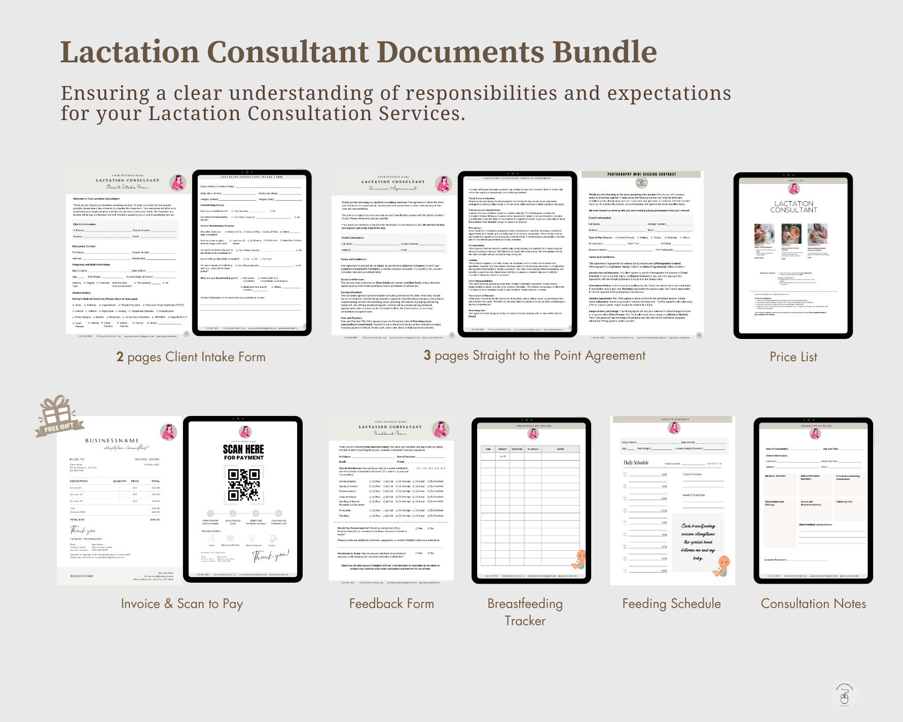 Lactation Consultant Form Client Intake Form Contract Templates ... Lactation Consultant Form Client Intake Form Contract Templates ...