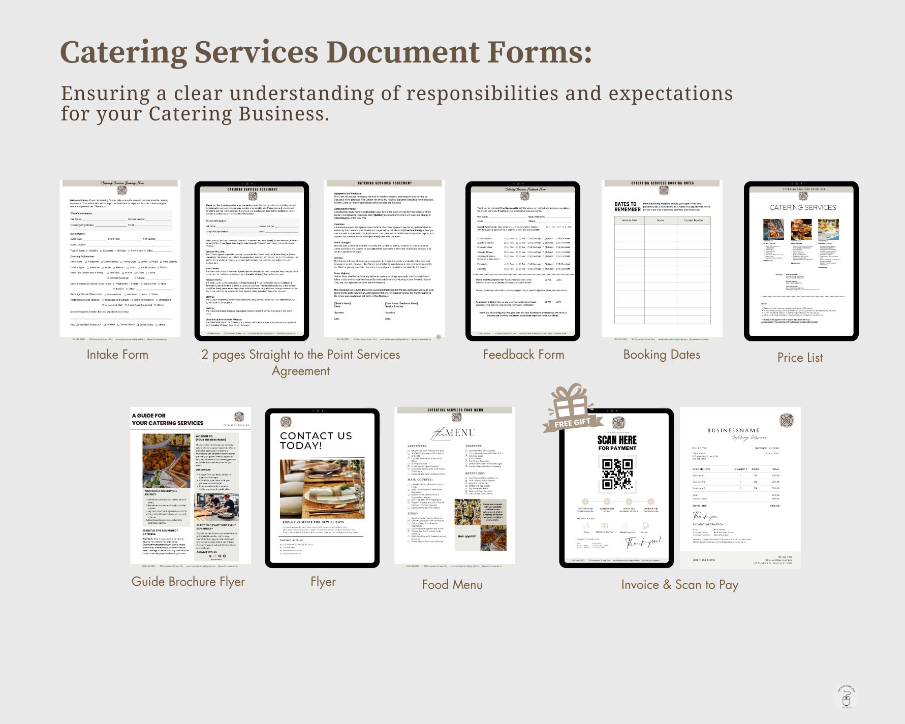 Event Catering Contract Template, Catering Services Agreement, Food ...