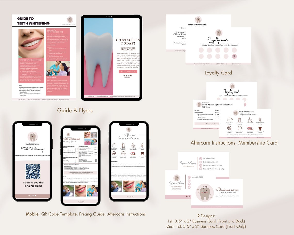 Teeth Whitening Consent Form, Teeth Whitening Forms Bundle, Esthetician ...