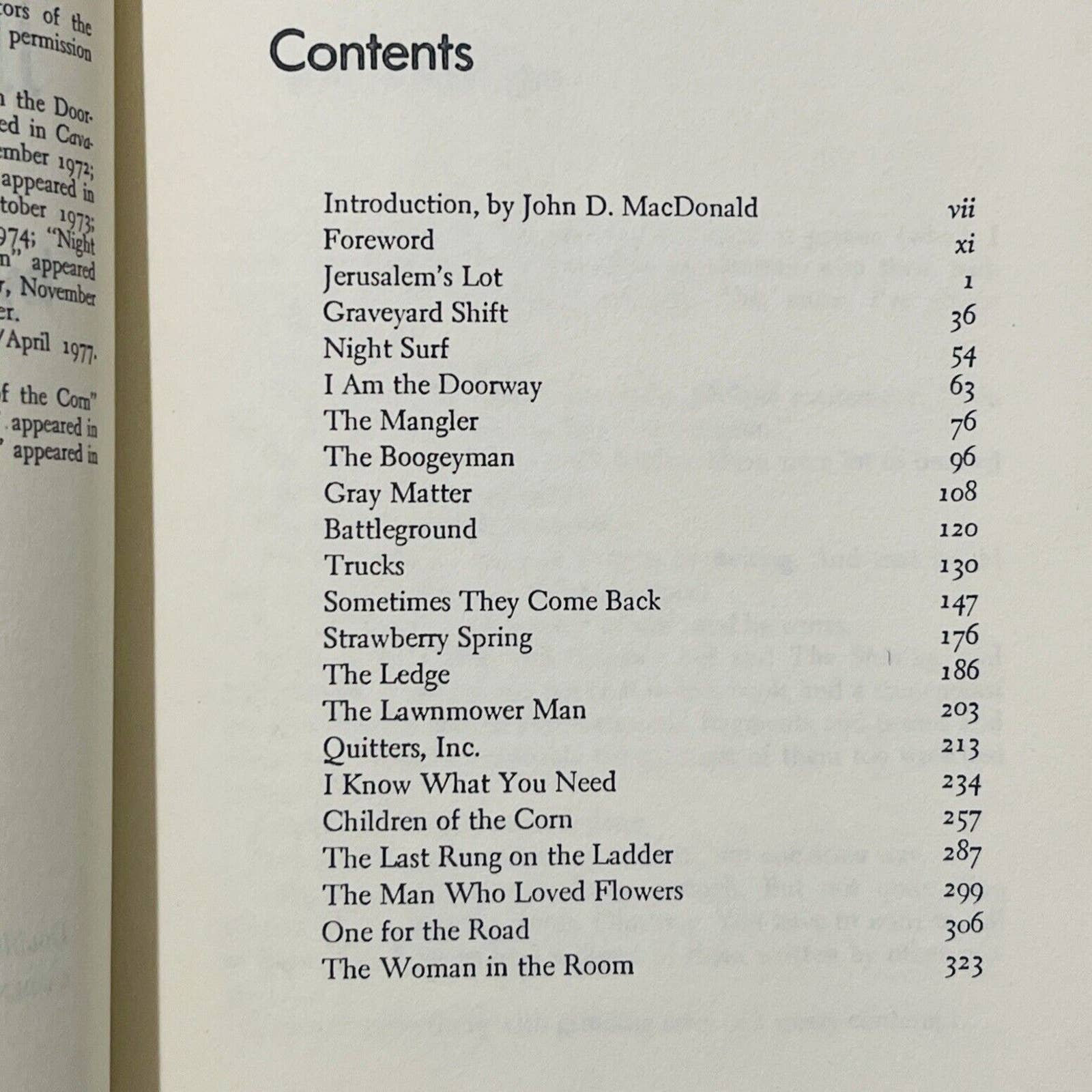 Vintage Night Shift Stephen King 20 Excursions Horror 1978 1st Ed TEMP ...