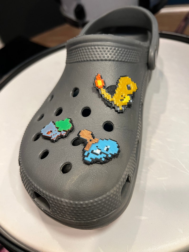 Pokémon Pixel Art Croc Jibbitz - Etsy