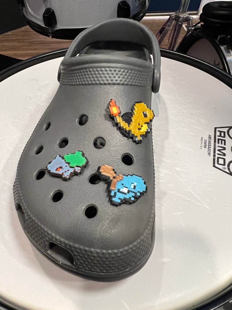 Pokémon Pixel Art Croc Jibbitz - Etsy