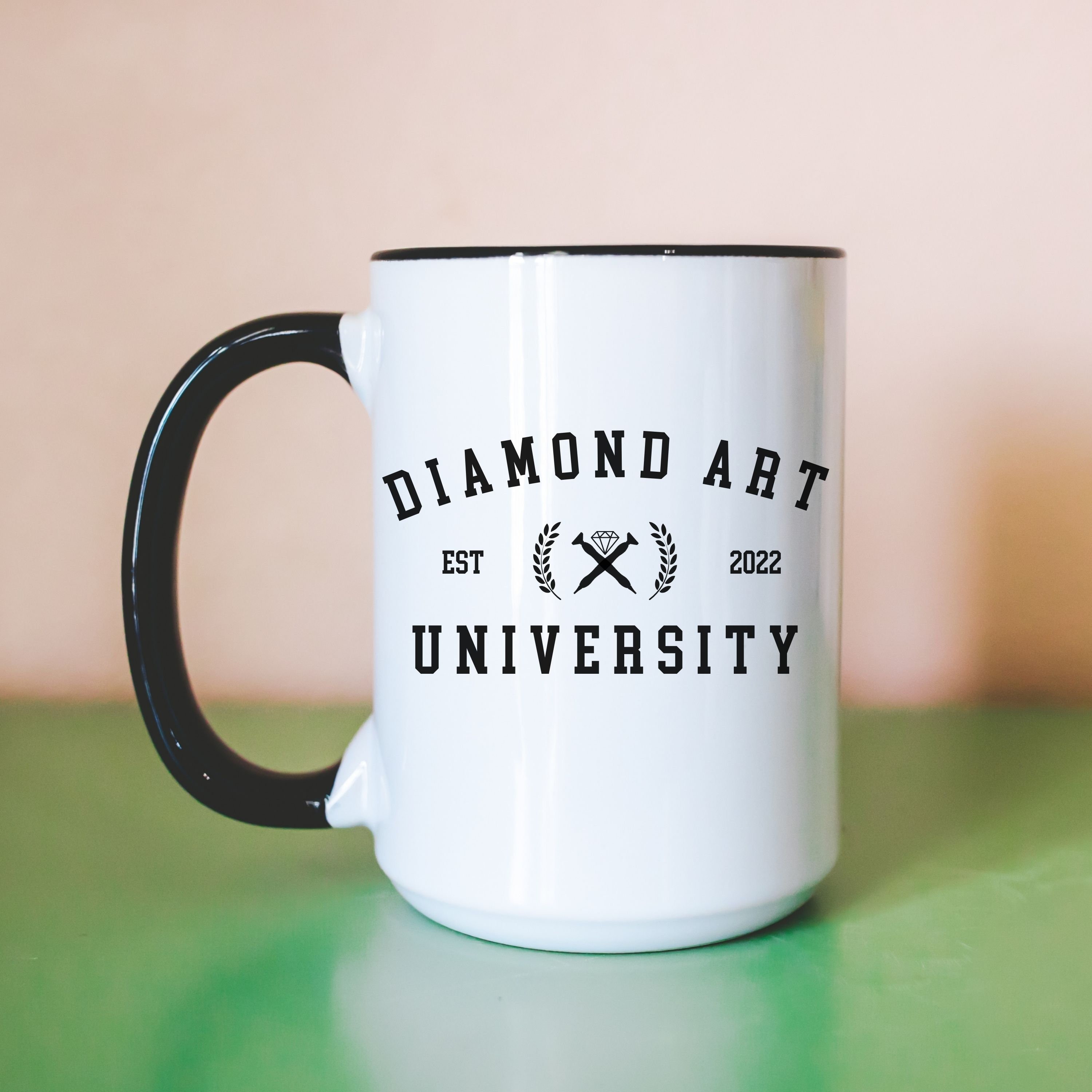2022 Diamond Art University Coffee Mug, Diamond Painting Mug, Funny ...