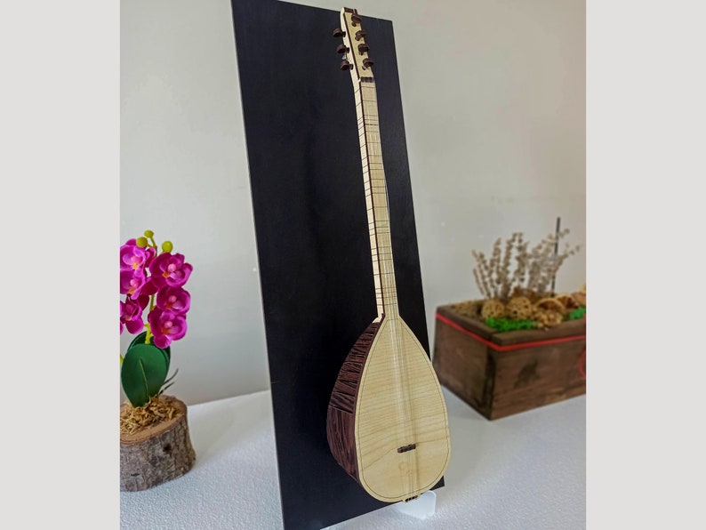 Small Baglama Instrument, Baglama Laser Cut, Baglama Digital File ...