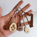 Small Instruments Set Keychain, Miniature Digital File, Set of ...