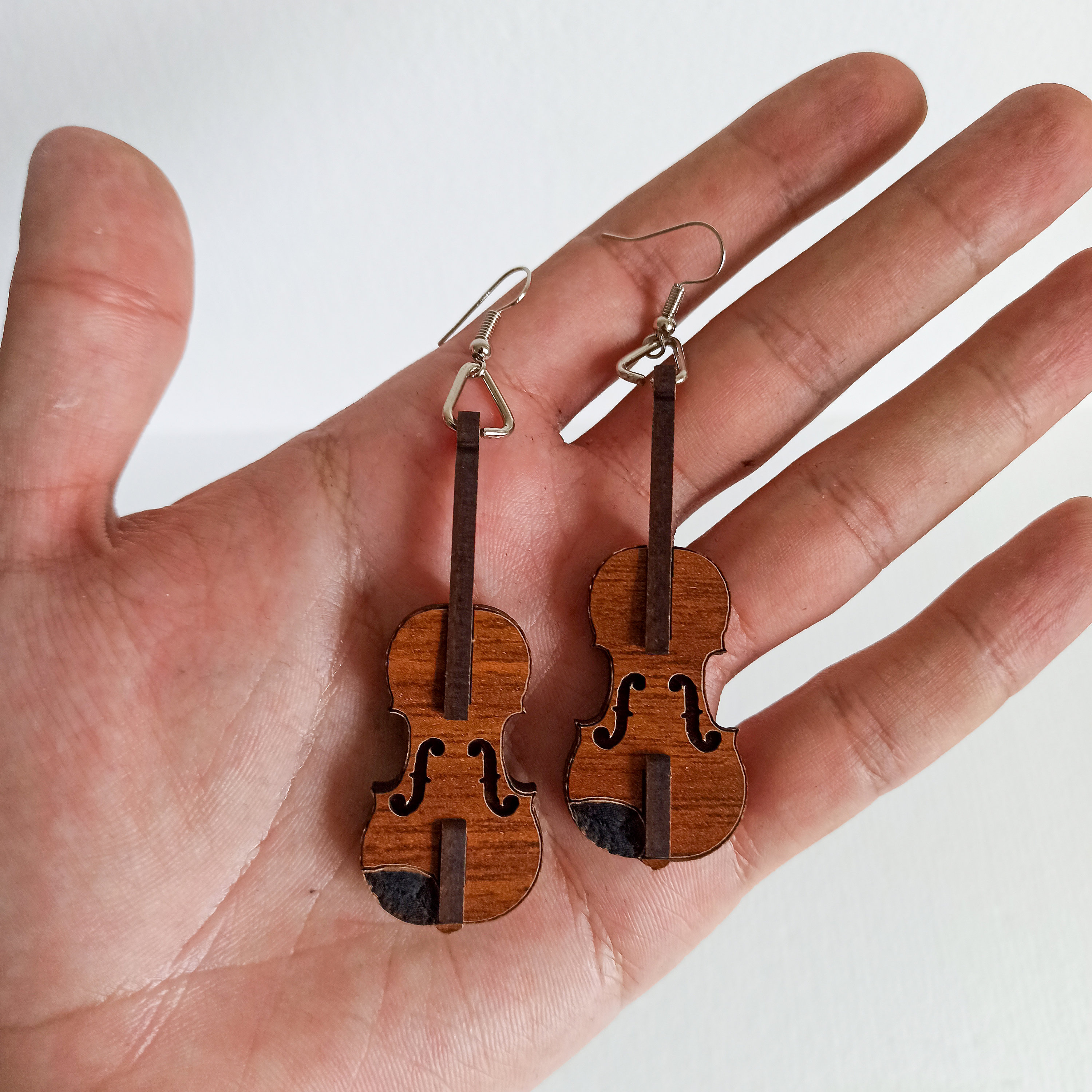 Violin Keychain Digital File, Small Violin Ornament, Mini Violin Cut ...