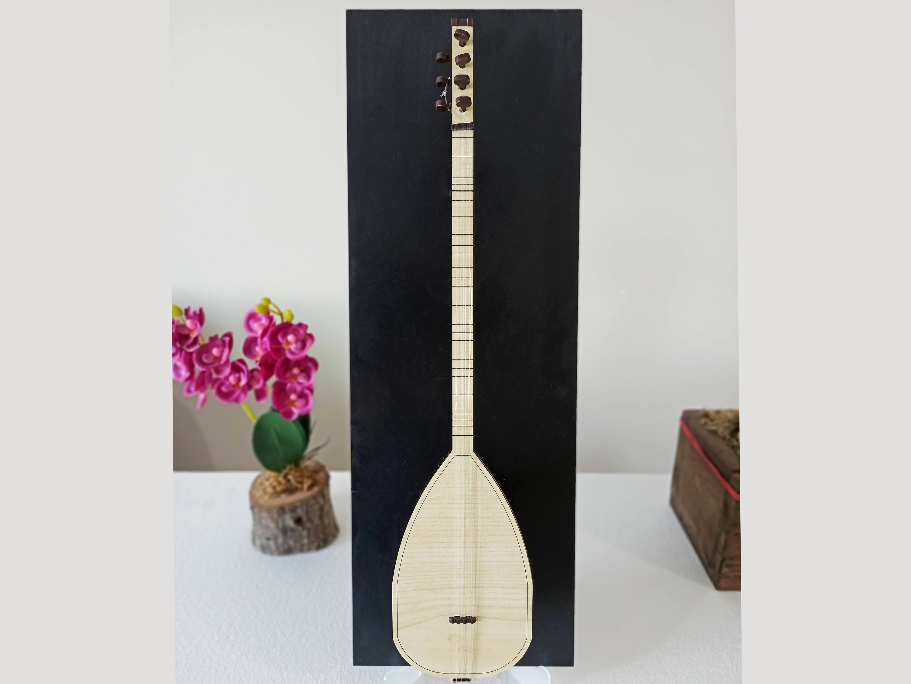 Small Baglama Instrument, Baglama Laser Cut, Baglama Digital File, Small Instrument Gift, DIY ...