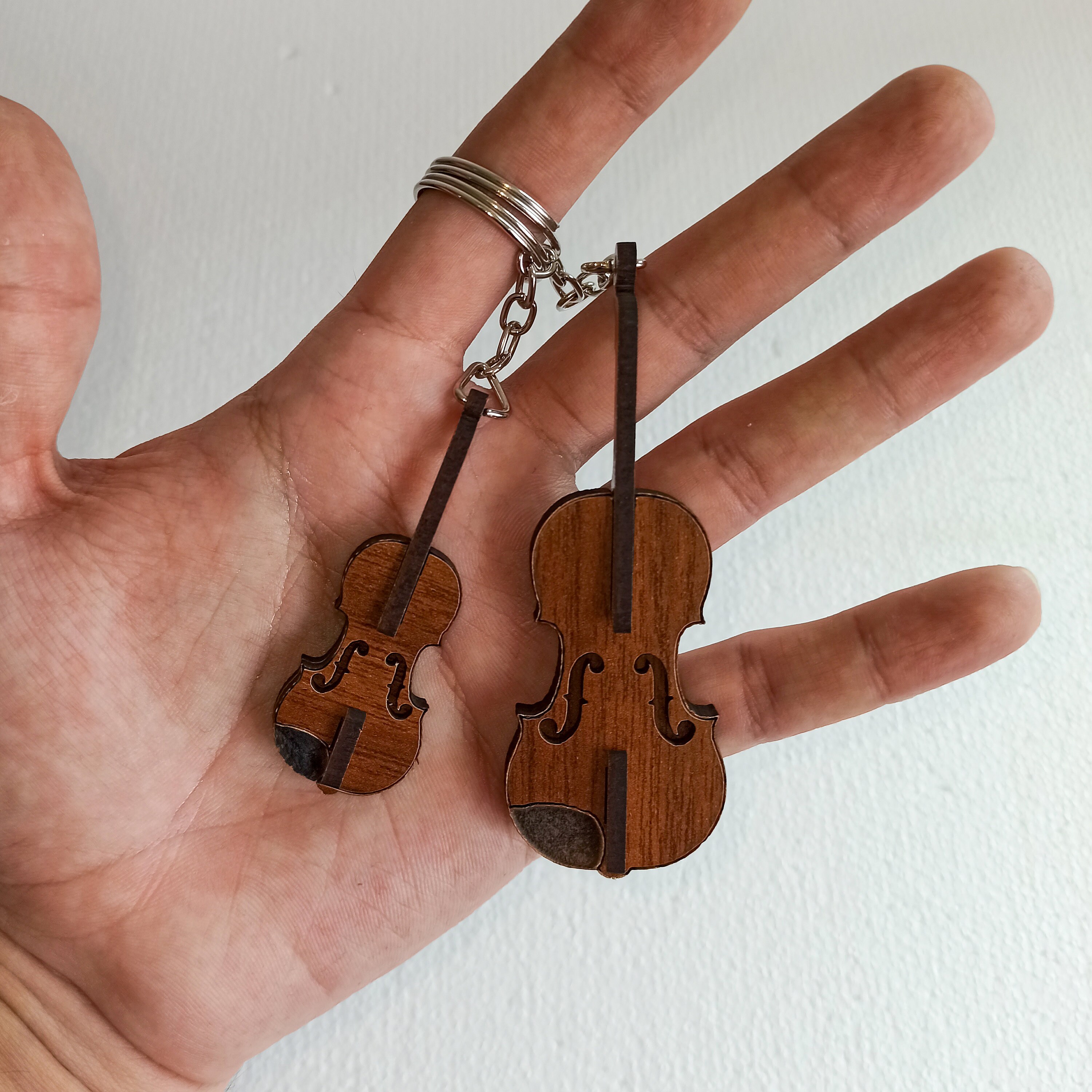 Violin Keychain Digital File, Small Violin Ornament, Mini Violin Cut ...
