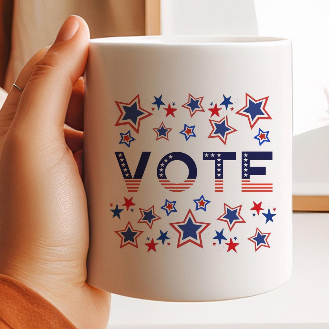 VOTE Mug Election 2024 Childless Cat Lady Reproductive Rights Kamala ...
