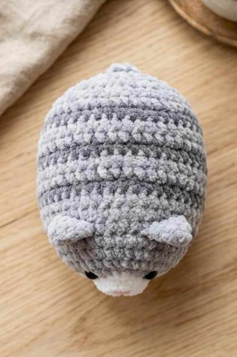 Katzen Häkelmuster PDF, Amigurumi Chubby Cat Anleitung, Video-Tutorial ...