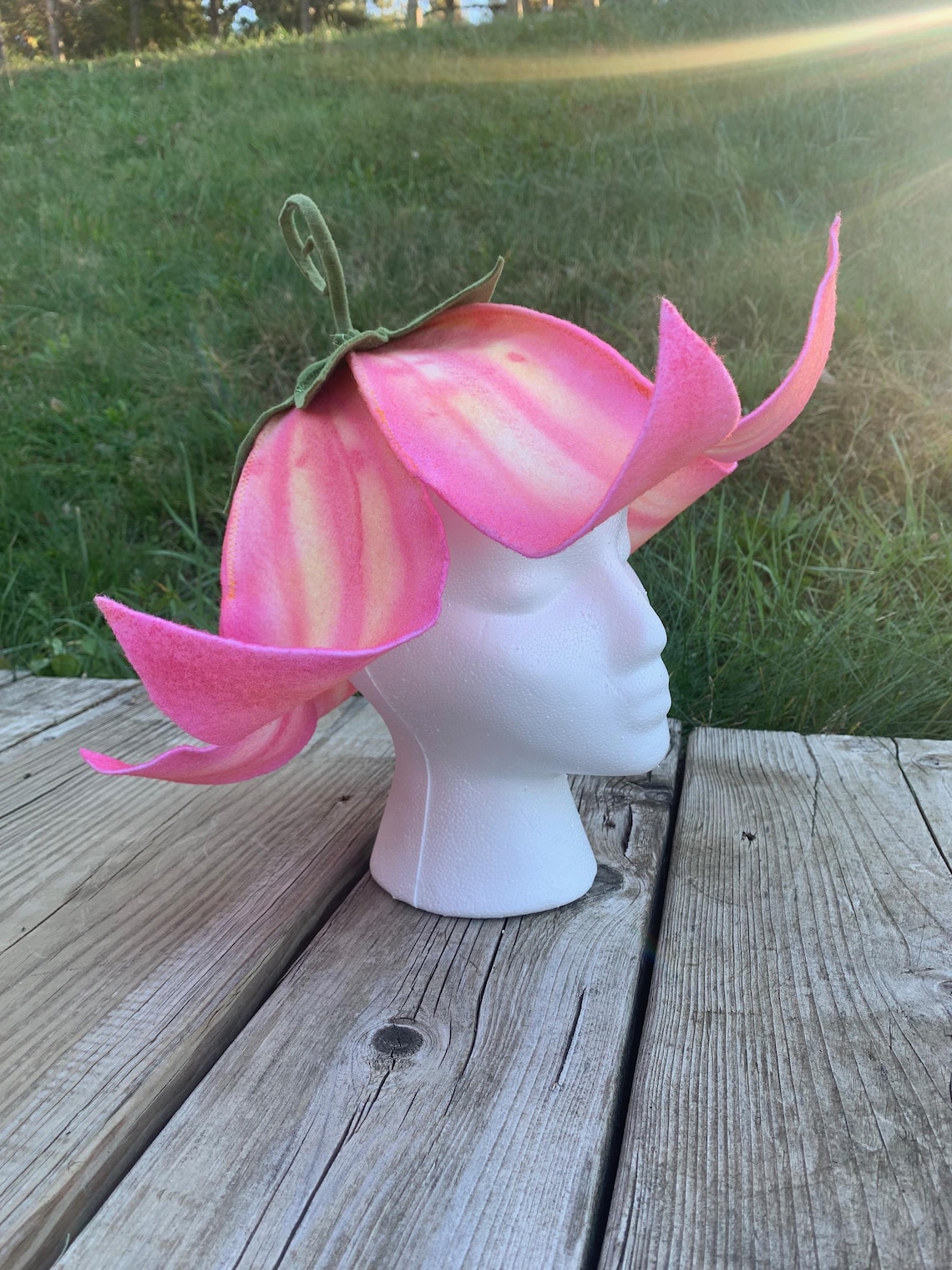 Lily Flower Hat Sewing PATTERN and Instructions Fairy Core Costume ...