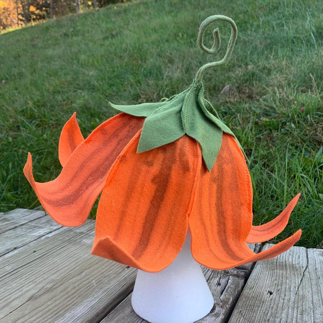 Flower Fairy Hat Orange Lily Fairycore Fairy Costume Renaissance Faire ...