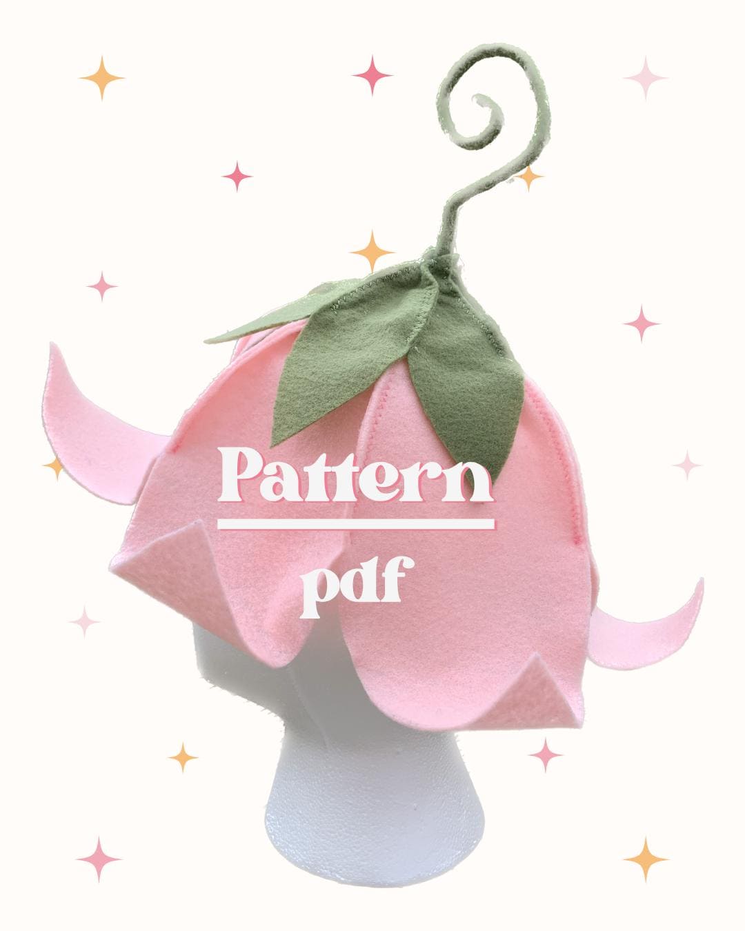 Child/toddler Flower Hat Sewing PATTERN and Instructions Fairy Core ...