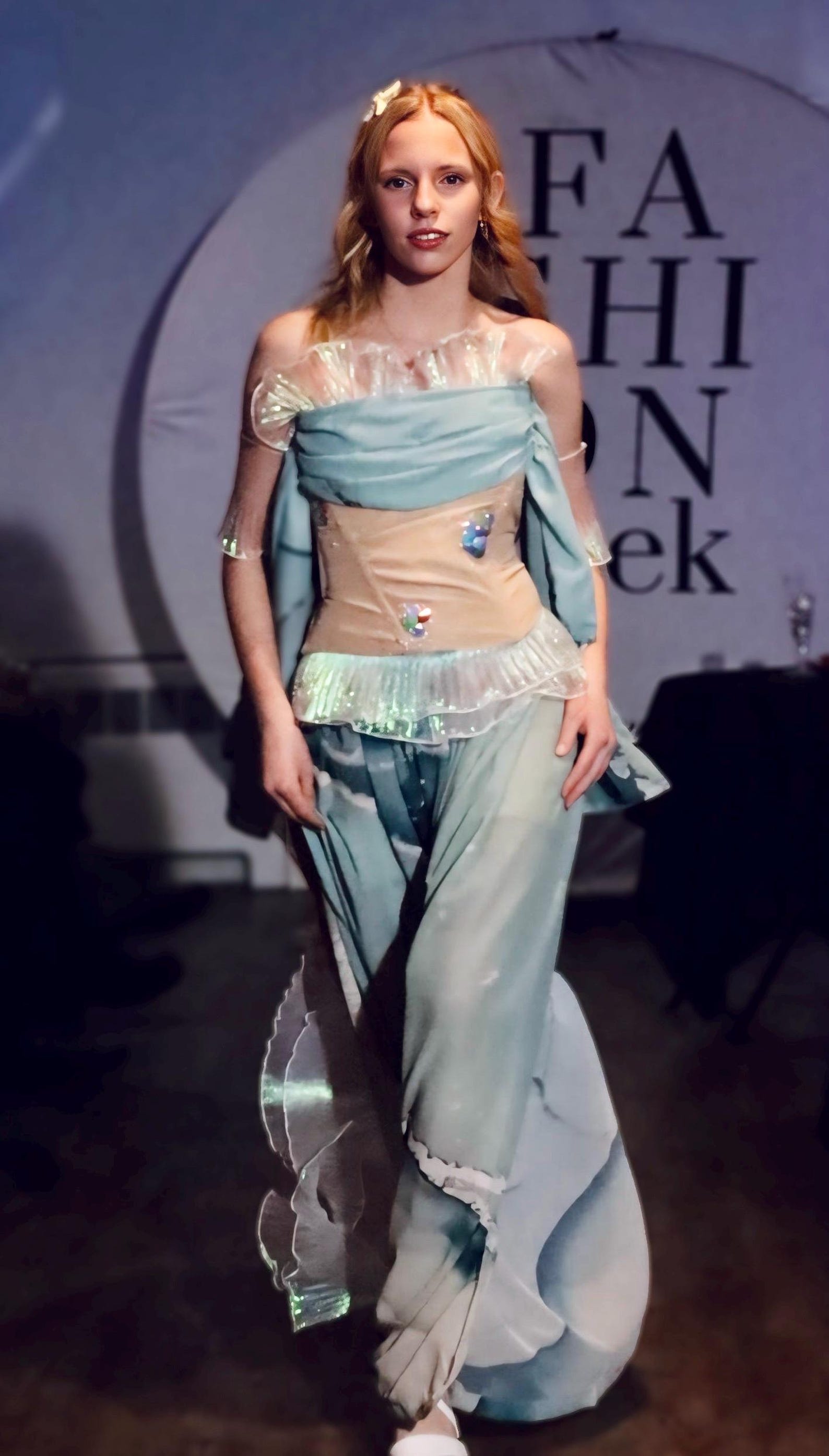 Mermaidcore Siren Corset Skirt Dress Set Ocean Waves Pearl Sequin ...