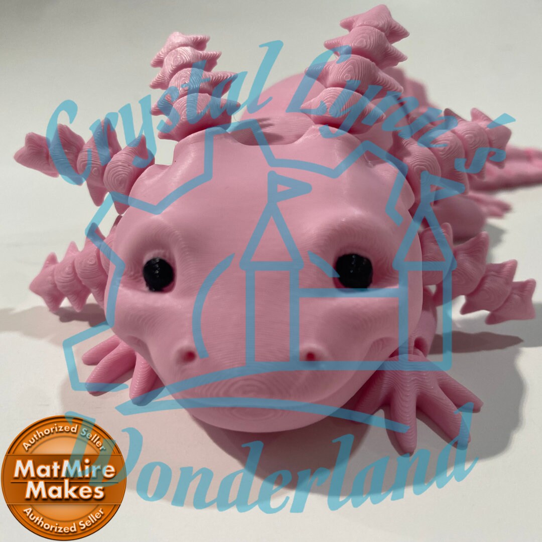 Axolotl 3d Print - Etsy