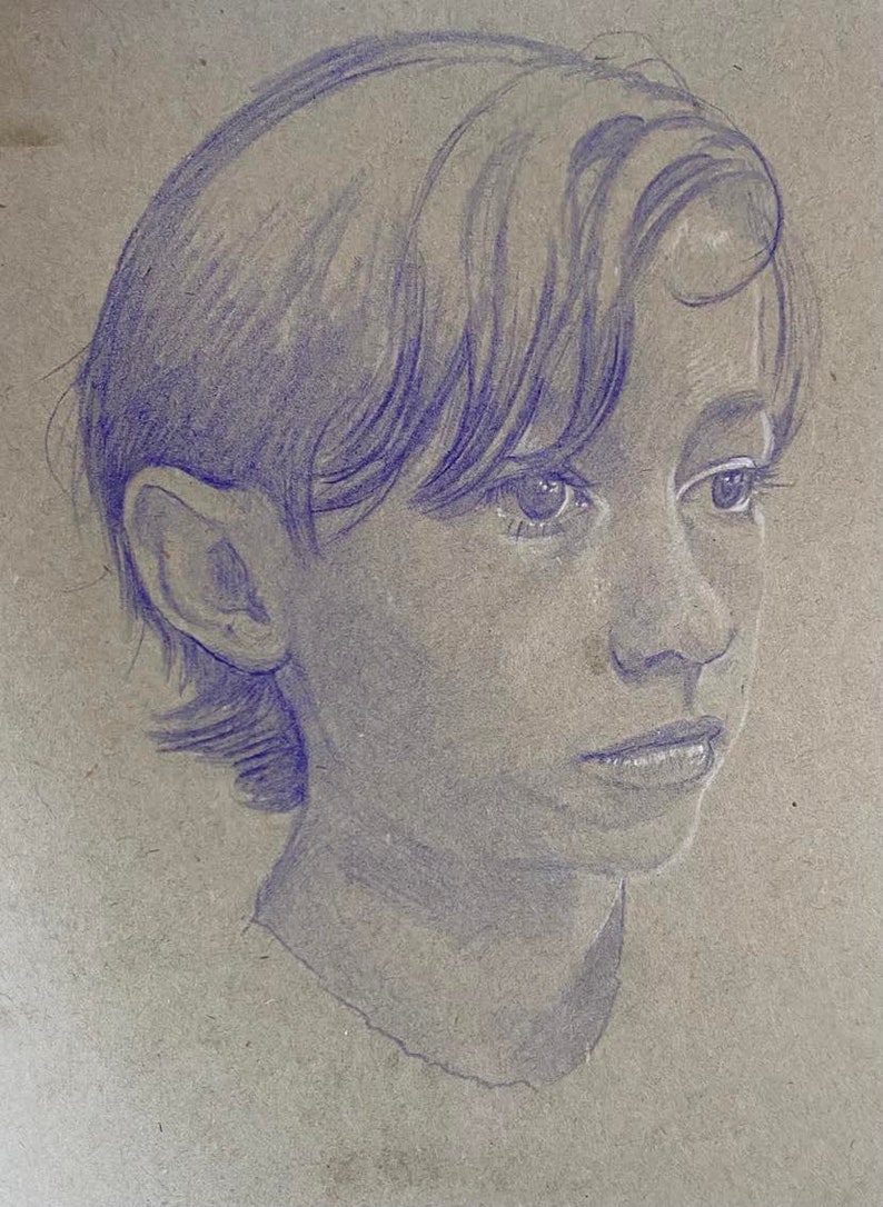 Custom Graphite Pencil Portrait Drawing - Etsy