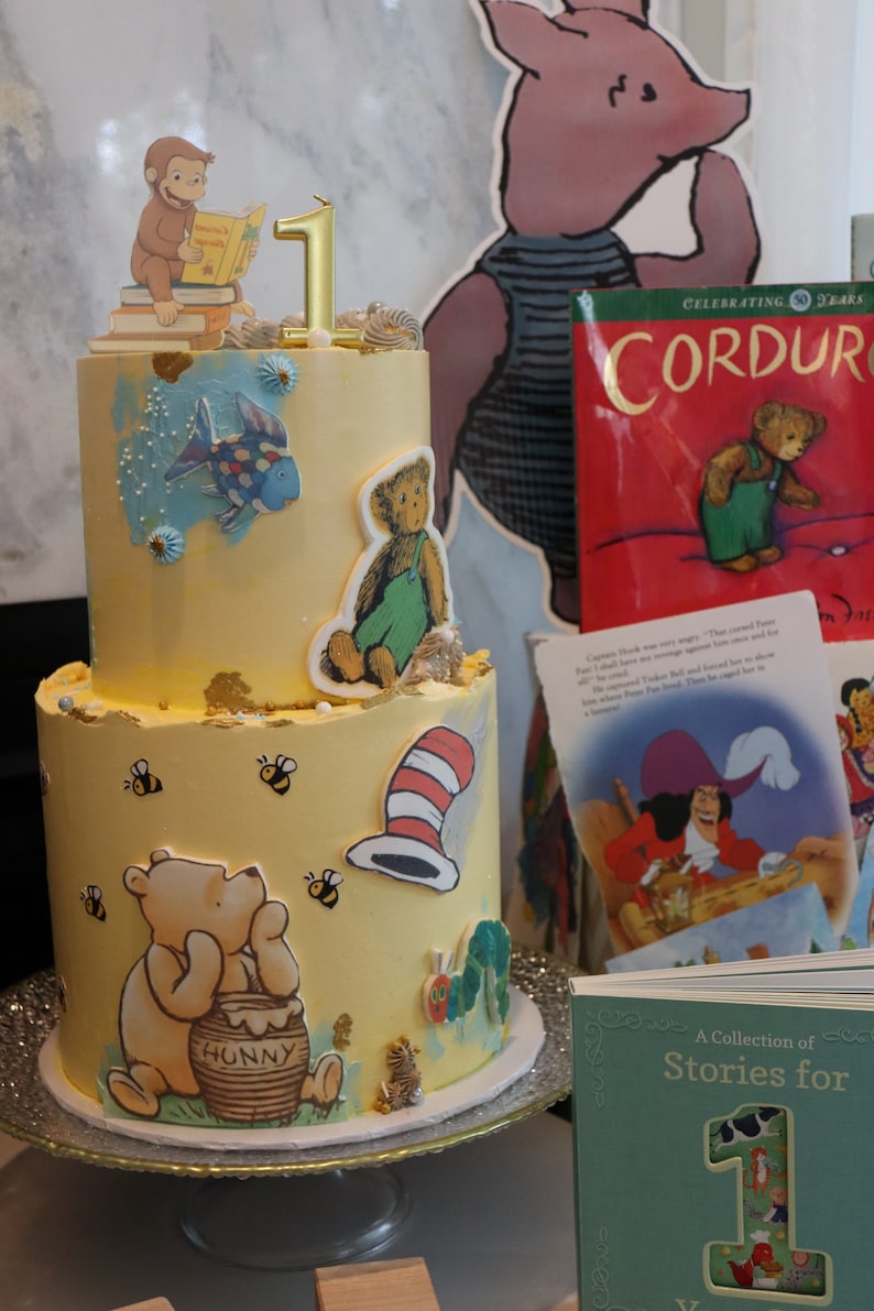 Editable Birthday Invitation Children's Book Storybook Theme, Digital ...