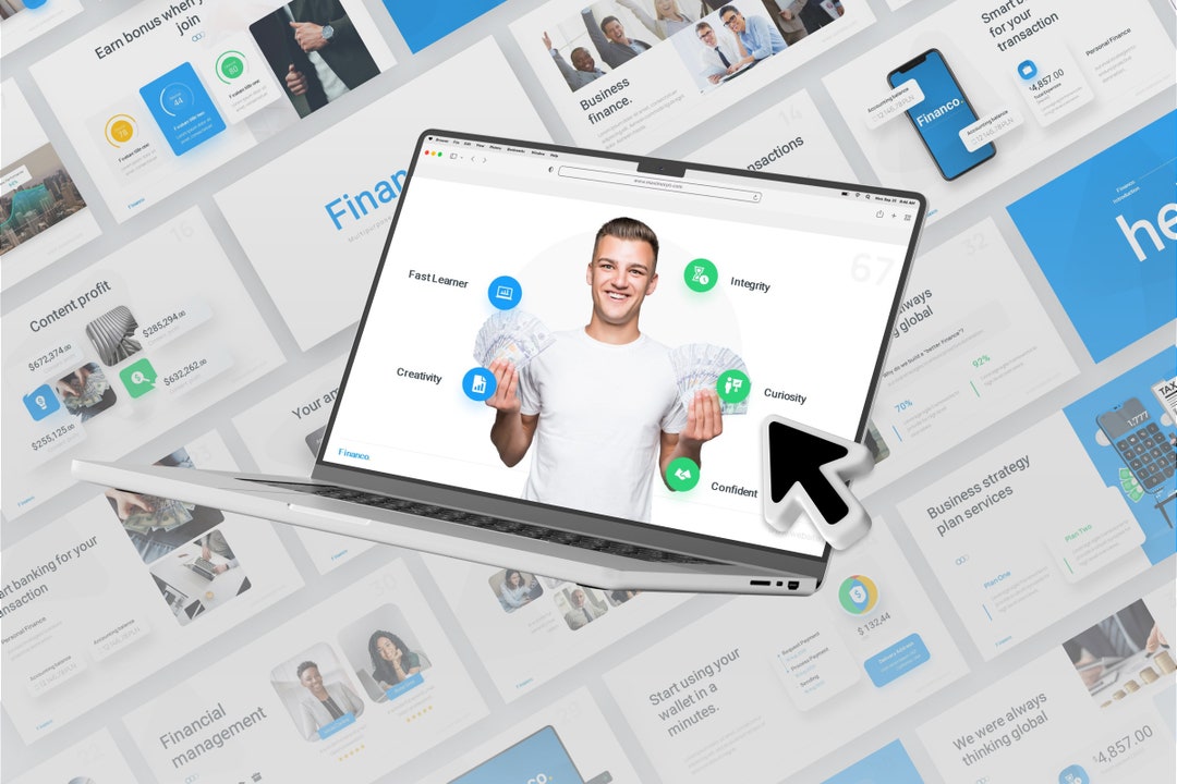 Financo Powerpoint Template for Creative Business Presentations ...