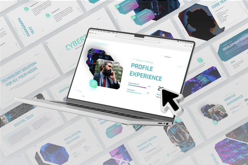 Cybertron Tech Powerpoint Template for Creative Business Presentations ...