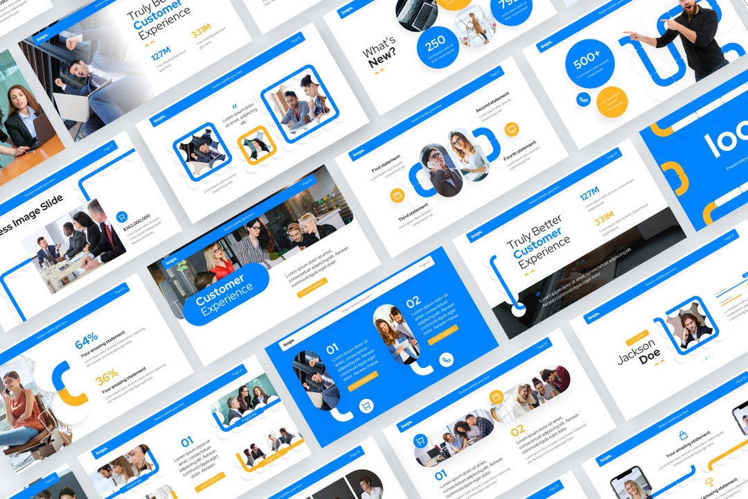 Loops Powerpoint Template for Presentations - Infinite Creativity ...