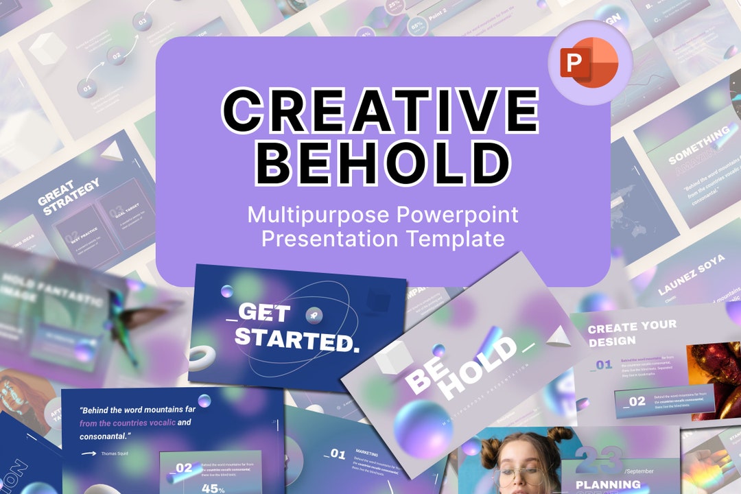 Creative Behold Powerpoint Presentation Template | Unique & Modern ...