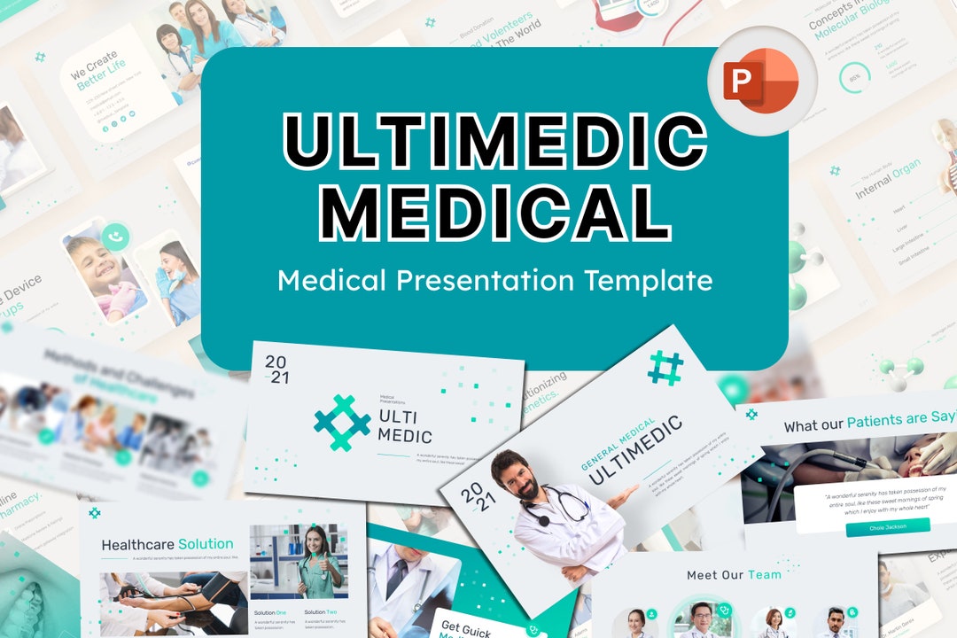 Ultimadic Medical Powerpoint Template | Professional Healthcare ...