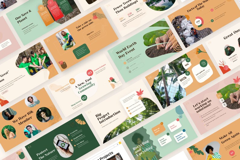 Ecospace Powerpoint Template for Sustainable Business Presentations - Etsy