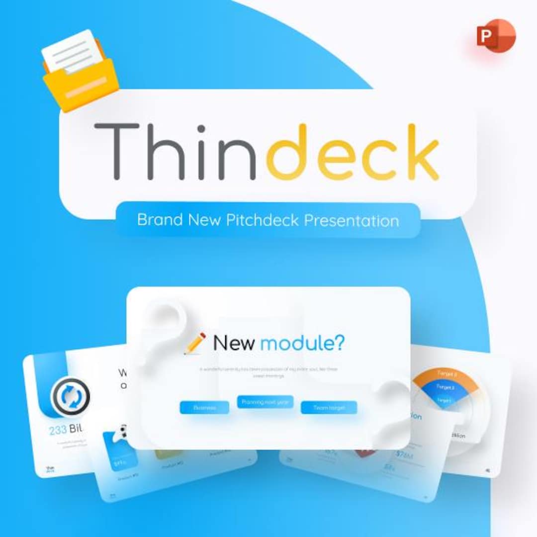 Pitch Deck Powerpoint Template: Modern Business Presentation Slides ...