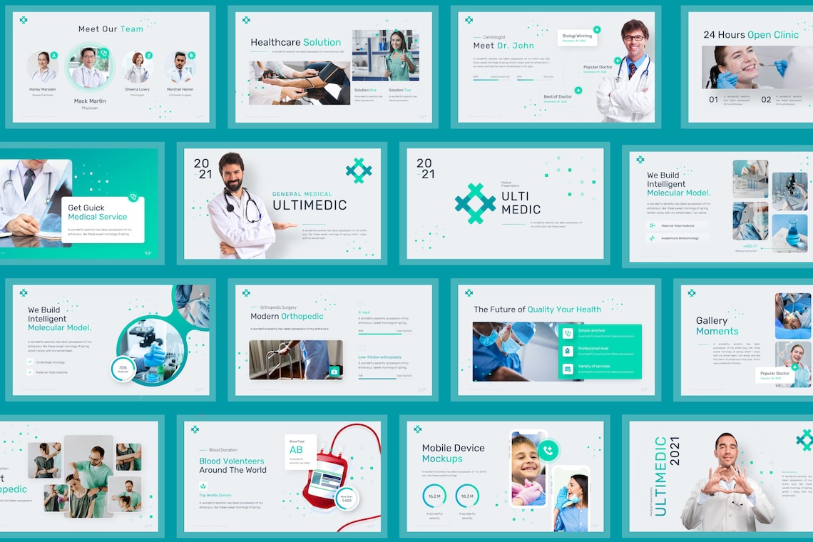 Medical Powerpoint Template | Professional Healthcare Slides, Editable ...