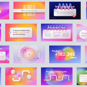 Dynamic Gradient Powerpoint Template, Visual Excellence for Modern ...